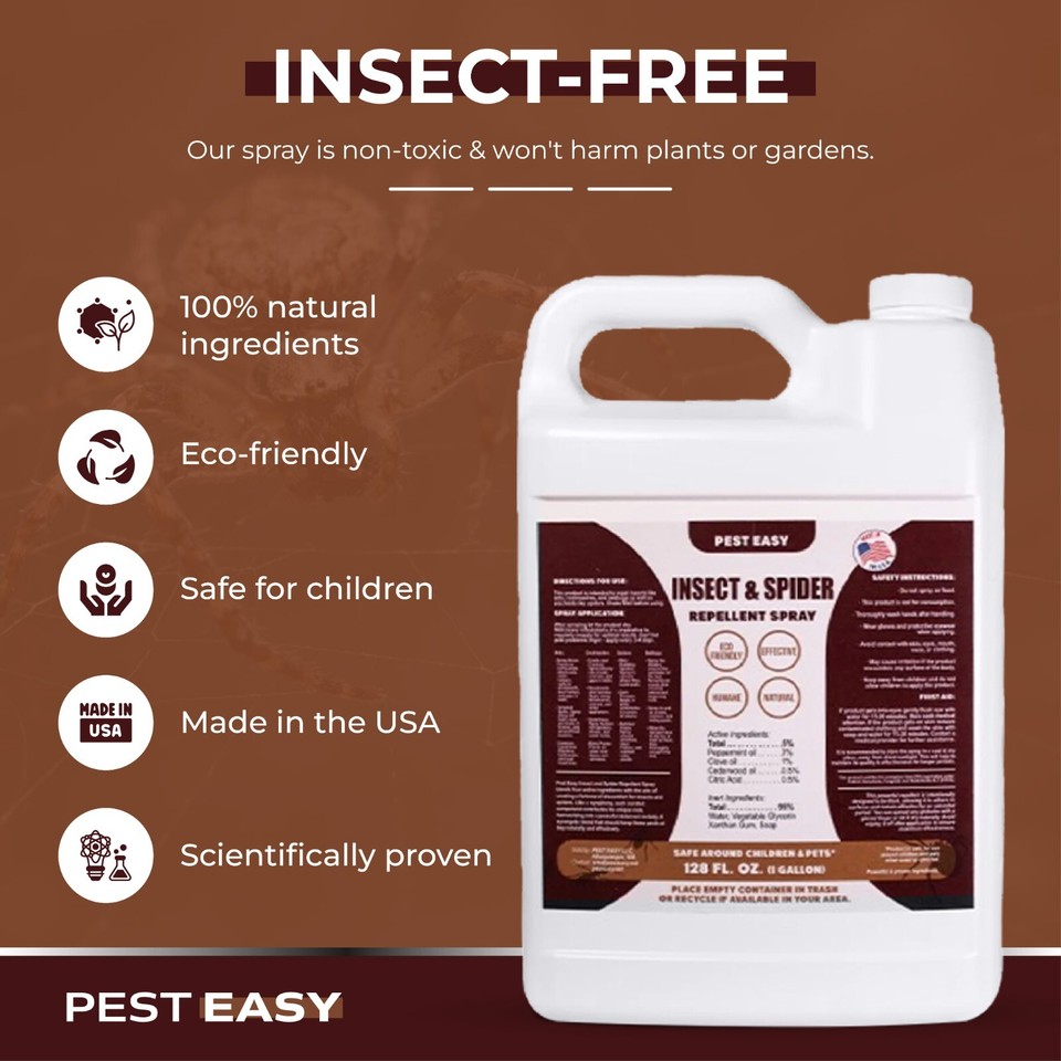 Peppermint Oil Bug Spray - Natural non-toxic- Pest Repellent W ...