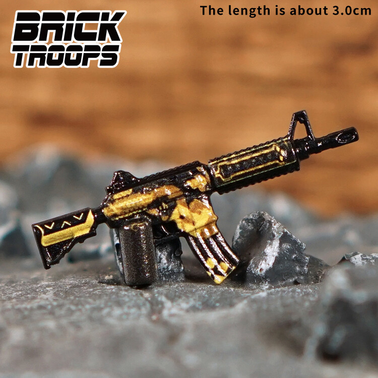 Custom M4 Rifle Variants for Minifigures -Pick Color!- NEW Brick Troops ...