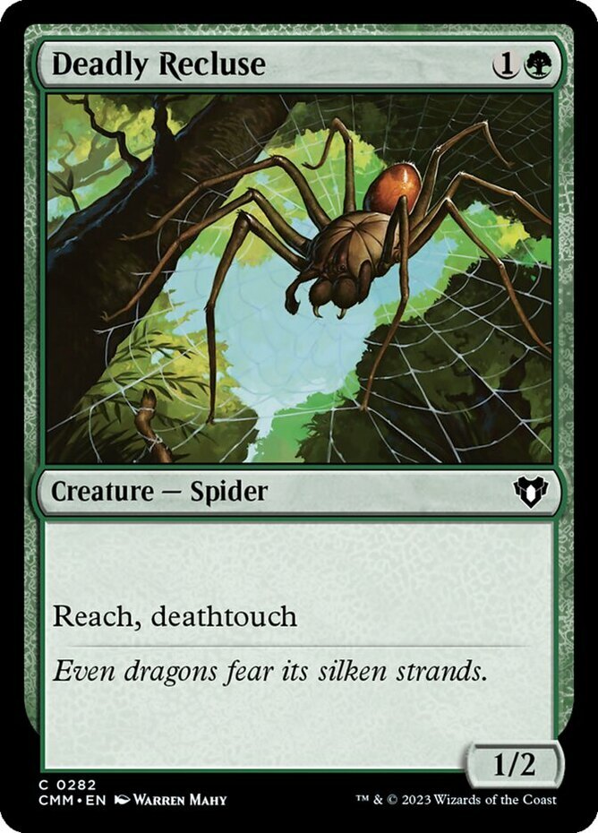 MTG Deadly Recluse NM-Mint Commander Masters | eBay