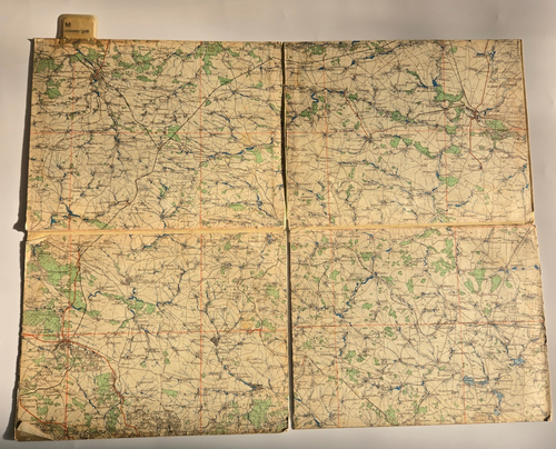 Original WW2 German Heereskarte Map LEMBERG Lviv Linen-Backed 1:300k ...