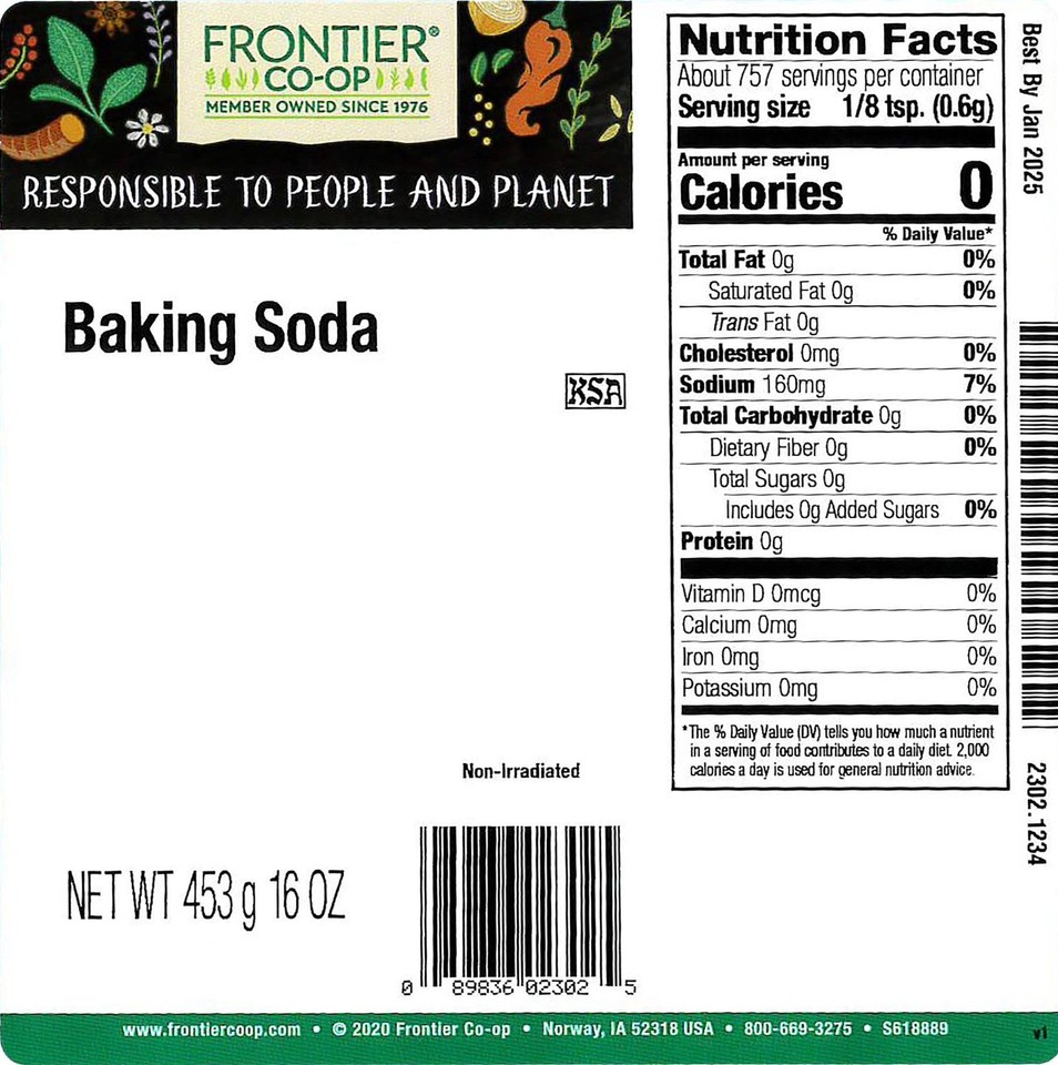 Frontier Herb Baking Soda Powder 16 Ounce Flavorful Leavening Agent | eBay