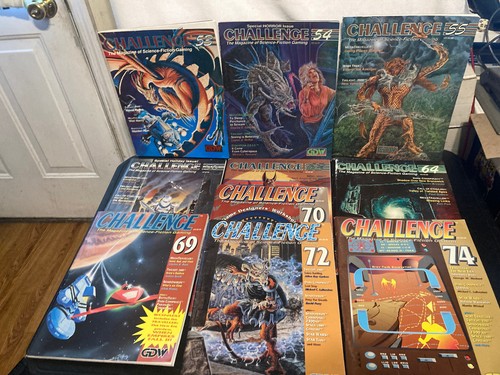 Challenge Magazine Lot #5 of 10 Issues GDW Sci-Fi RPG Traveller ...