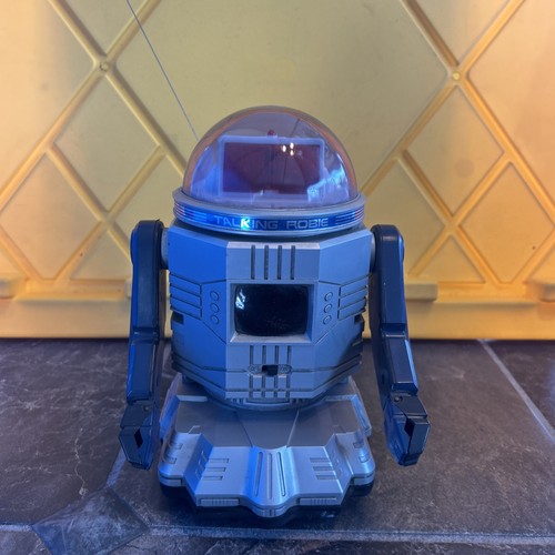 Talking Robie Vintage Radio Shack 9" Robot Silver Radio Controlled ...