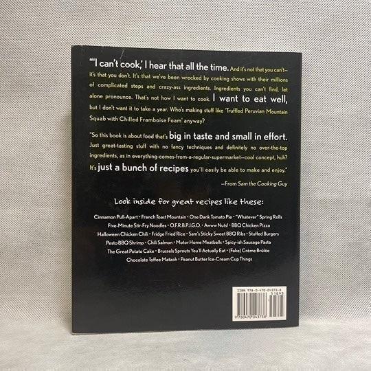 Recipes Book Sam the Cooking Guy Just a Bunch of Recipes Cookbook | eBay