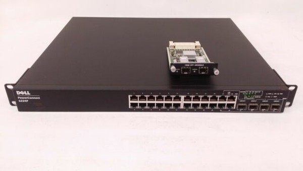Dell PowerConnect 6224p 24 Port Poe Gigabit Ethernet Managed Switch ...