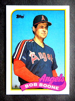 Bob Boone #243 Topps 1989 Baseball Card (California Angels)* | eBay