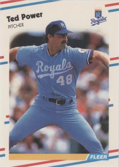 1988 Fleer Update - Ted Power #U-33 Glossy for sale online | eBay