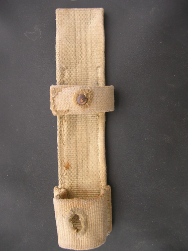 Mauser K98 K98k Afrikakorps DAK canvas web webbing bayonet frog Hänger ...