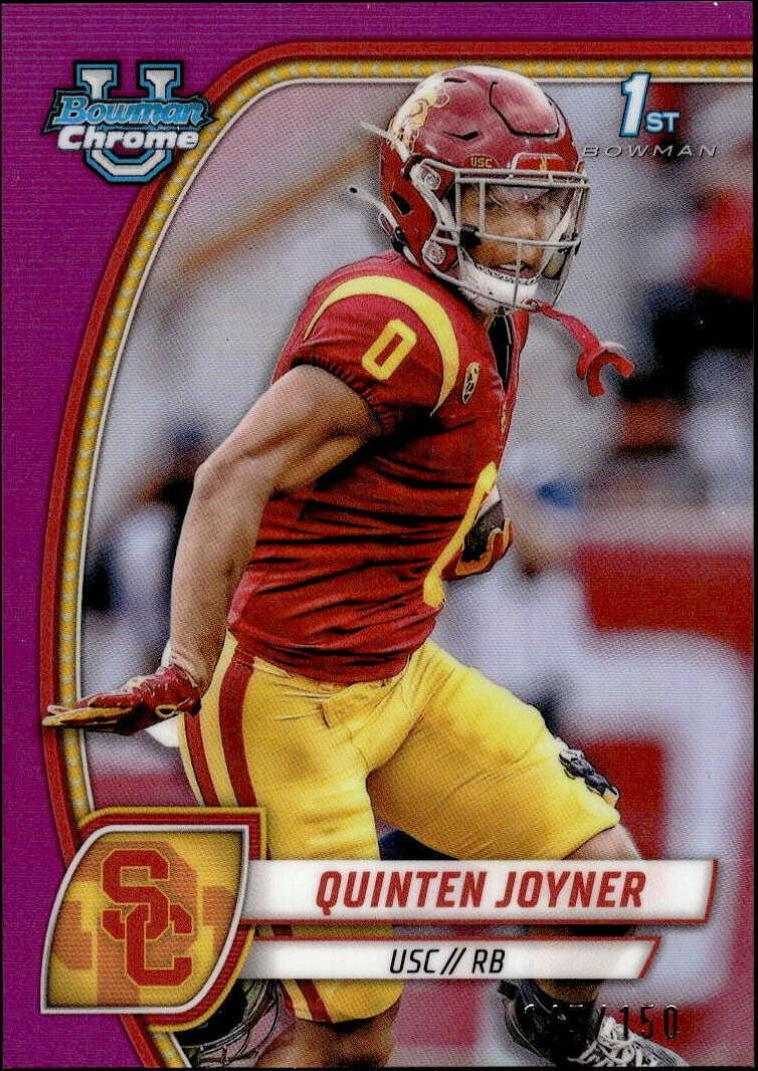 2024 Bowman University Chrome - Quinten Joyner #146 Fuchsia Refractor ...