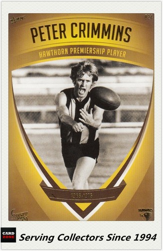 Hawthorn 50 Years Premiership Set PREMIERSHIP PLAYER CARD #24 PETER ...