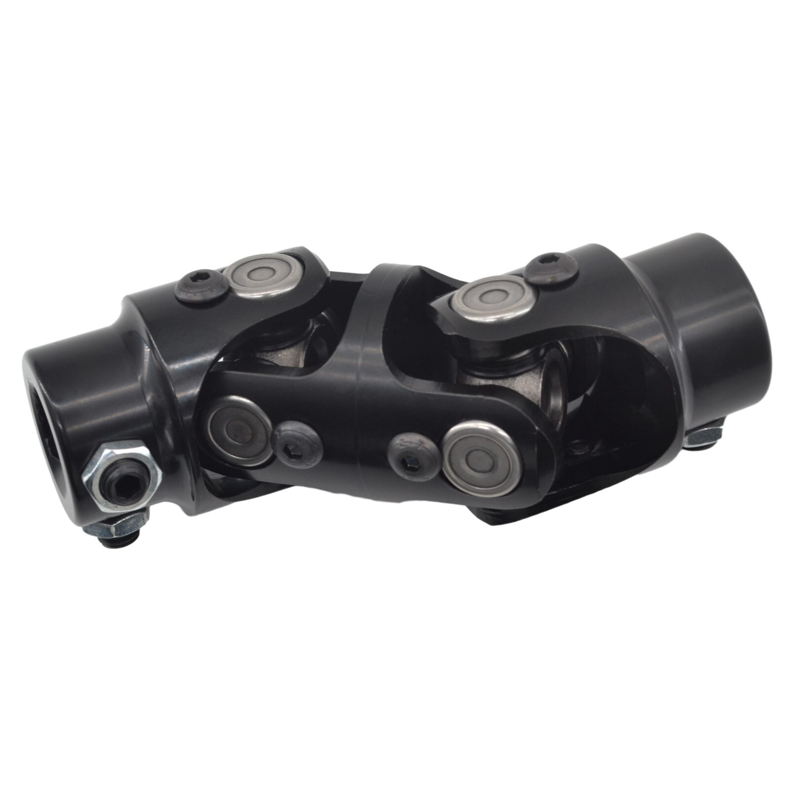 3/4" DD x 3/4" DD Double Steering Universal U Joint Shaft Coupler Black ...