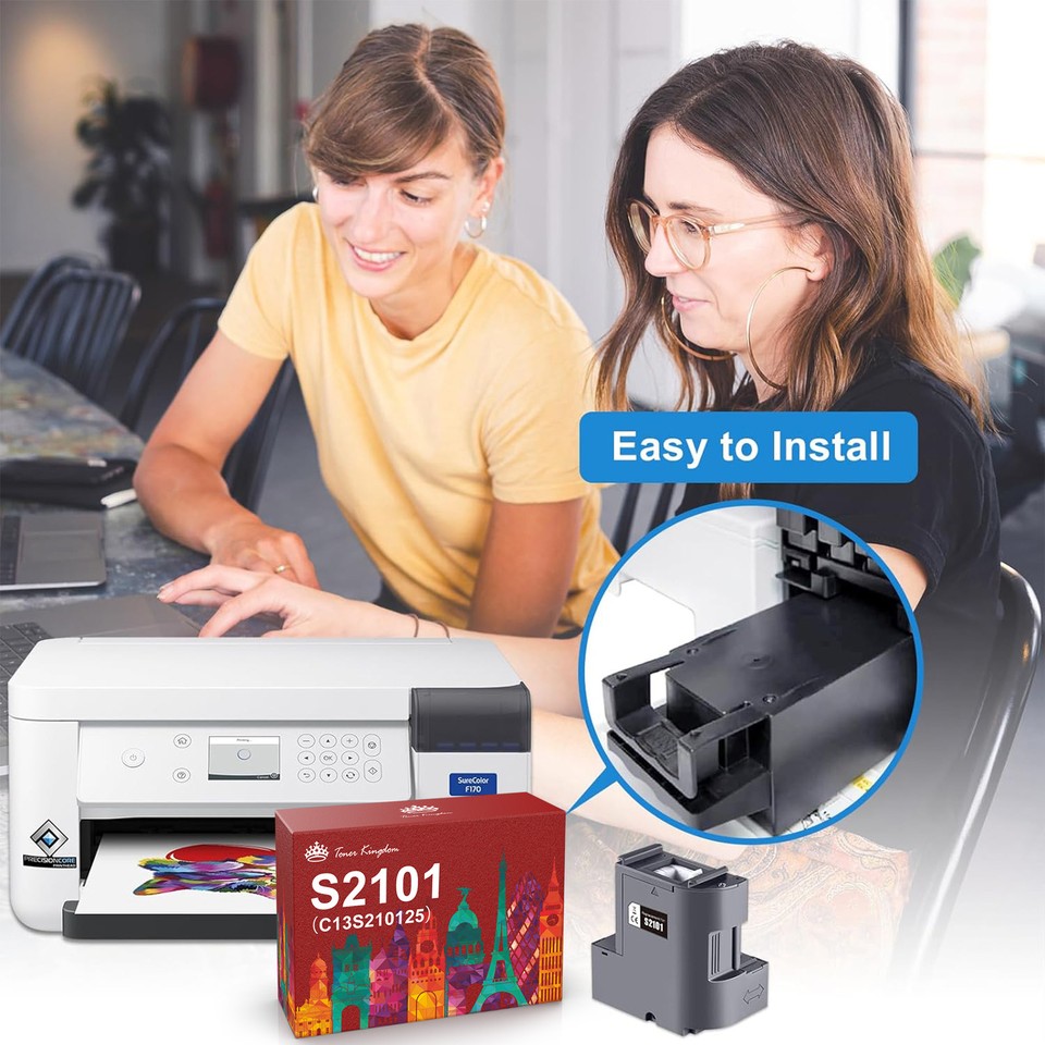 1Pack S2101 Maintenance Ink Box For Epson SureColor F170 Printer Waste ...