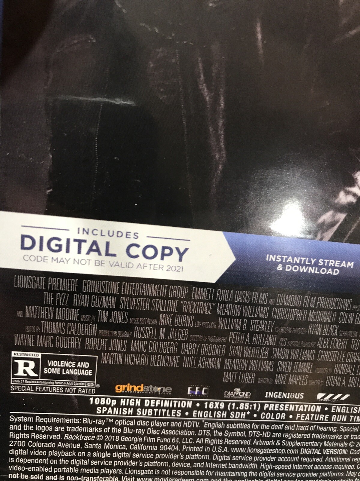 📀 Backtrace (BLU-RAY/DVD/Digital) NEW FREE SHIPPING (read Description) 31398299547 | eBay