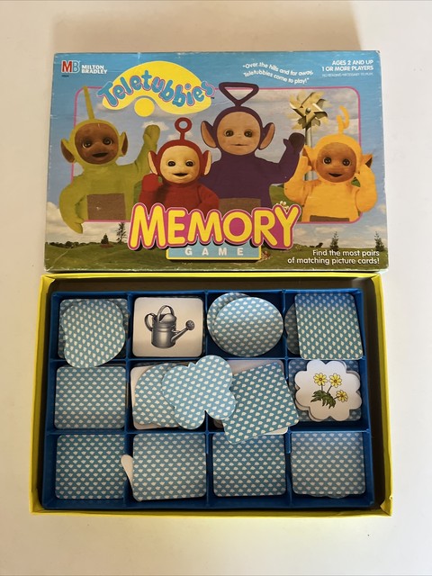 Teletubbies Memory Card Game Vintage 1998 100 Complete Matching Milton ...