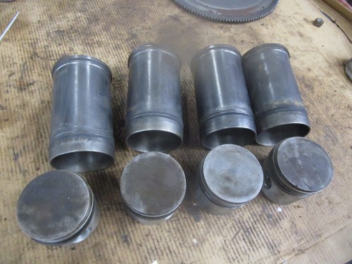 Clark Forklift Waukesha D-155-G Engine Used 3 5/8 Piston & Sleeve Set ...