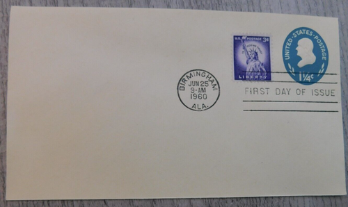 1st Day Issue Birmingham Alabama 1960 God We Trust Vintage Stamp ...