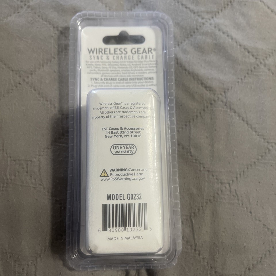 Wireless Gear 10 ft sync/charge PINK cable for USB-C Devices | eBay