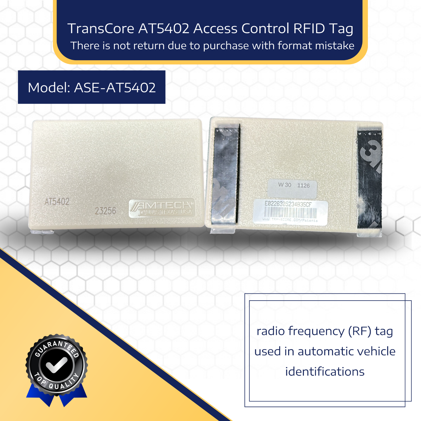 TransCore AT5402 Access Control RFID Tag | eBay