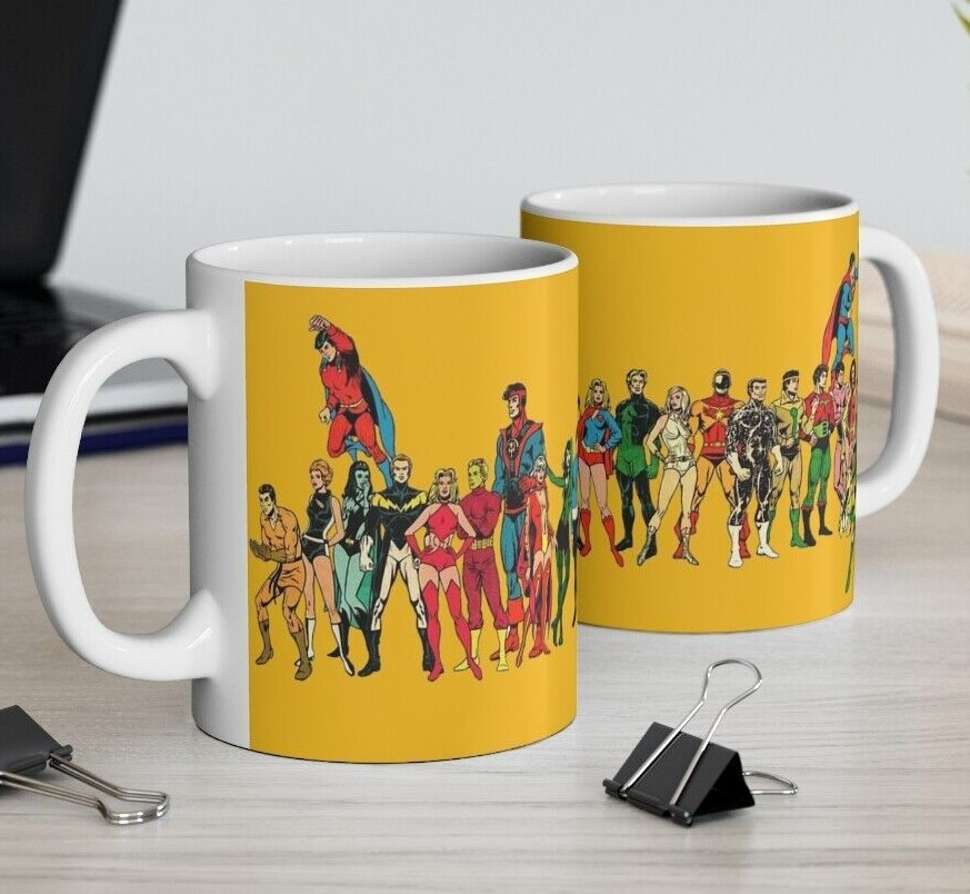 Legion of Super-Heroes Coffee Mug - Classic DC Comics Art - Mug 11oz | eBay
