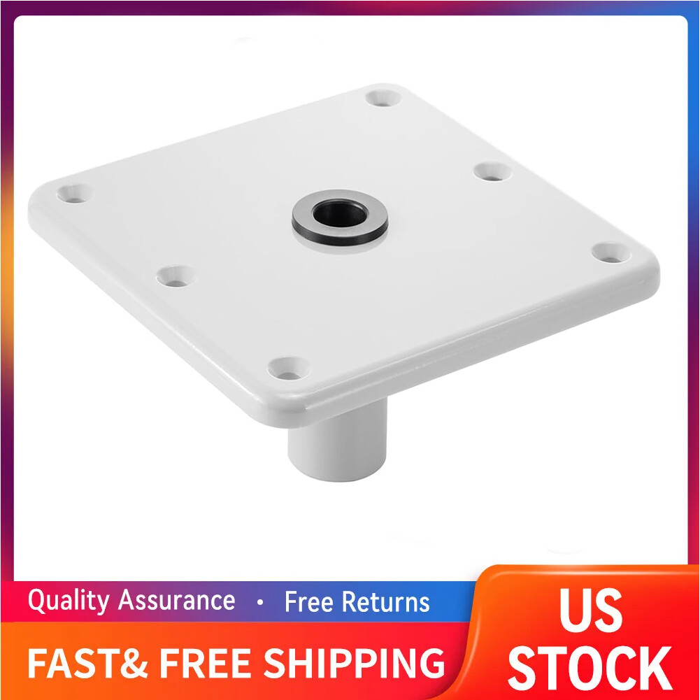 New Boat Seat Base, 7" x 7" Boat Seat Pedestal W/ 3/4" Pin Post Socket ...