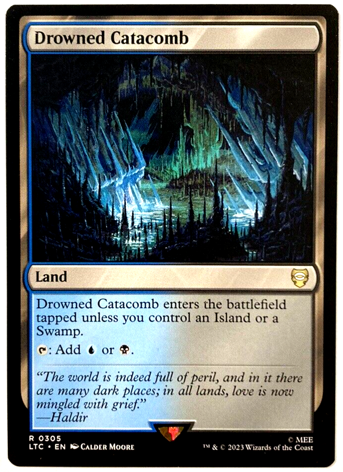 MTG Drowned Catacomb Tales of Middle-earth Commander 305 NM | eBay