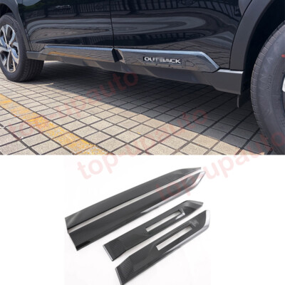 For Subaru Outback 2020-2023 ABS carbon Door Side Molding Cover Trim ...