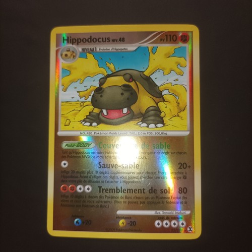 Carte Pokémon Hippodocus 25/111 REVERSE Platine Rivaux Émergeants FR ...