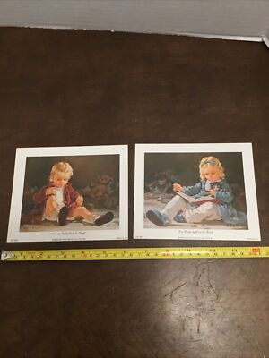 Anne A Farrell Growing Up First Bernard Picture Co Prints Litho 5” X 6 ...