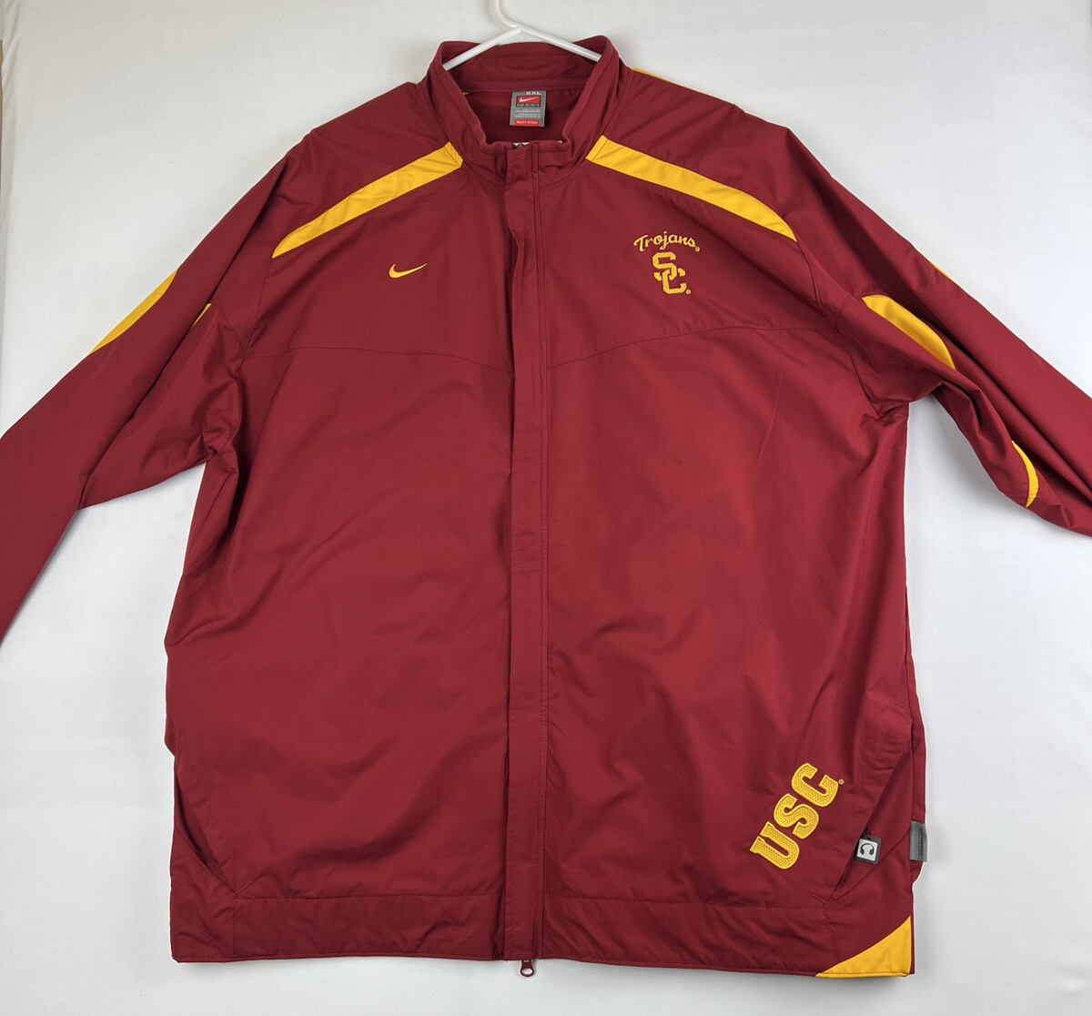 Nike Fit Storm USC Trojans Authentic Team Windbreaker Jacket Size XXL ...