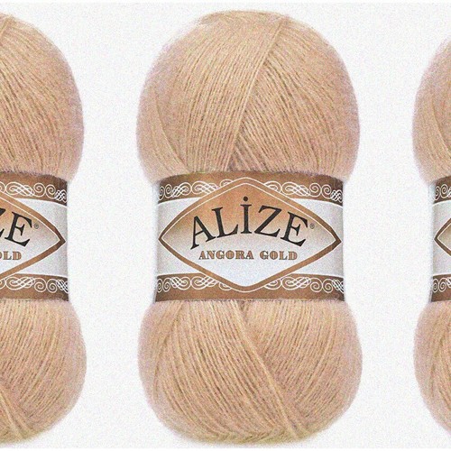 Turkish Delight Angora Gold Yarn: Luxurious 20% Wool & 80% Acrylic ...
