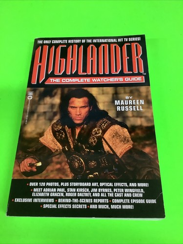 Highlander: The Complete Watcher's Guide Maureen Russell TV Tie-In 1st ...