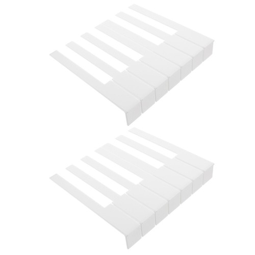 52 Pcs Piano White Notes Guide Removable Keyboard Accessories | eBay