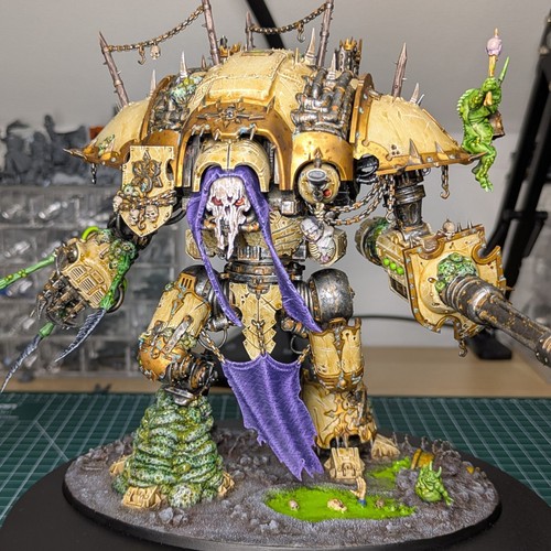 Custom Nurgle Chaos Knight Warhammer 40k Chaos Space Marines Kitbashed ...