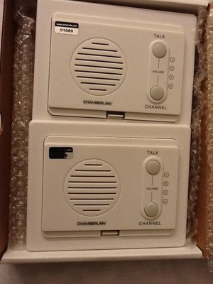 Chamberlain RIFMS2 Wireless Wall Flush-Mount Intercoms | eBay