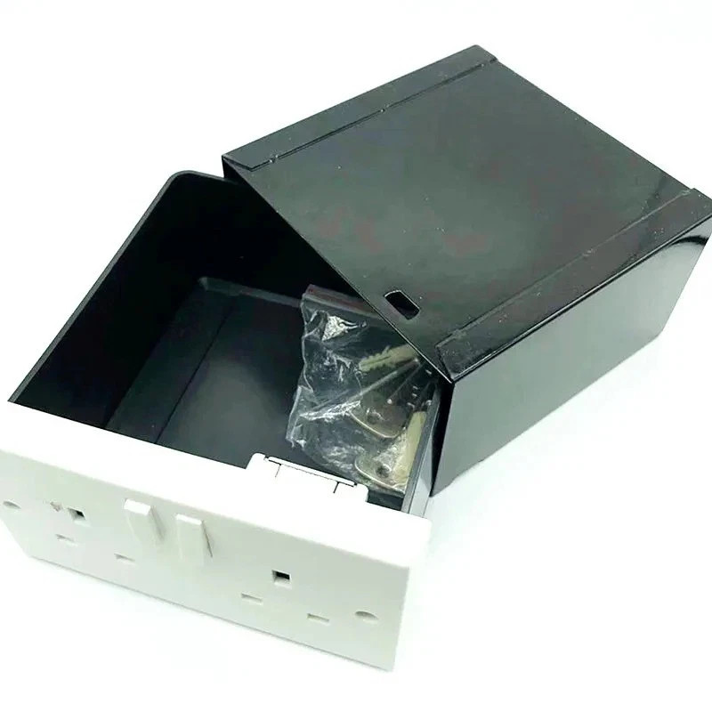 Imitation Double UK Plug Socket Wall Security Secret Hidden Stash Box ...