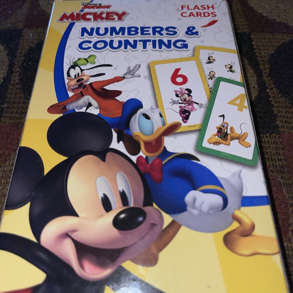 Bendon Disney Jr. Mickey Numbers & Counting Flash Cards S29 | eBay