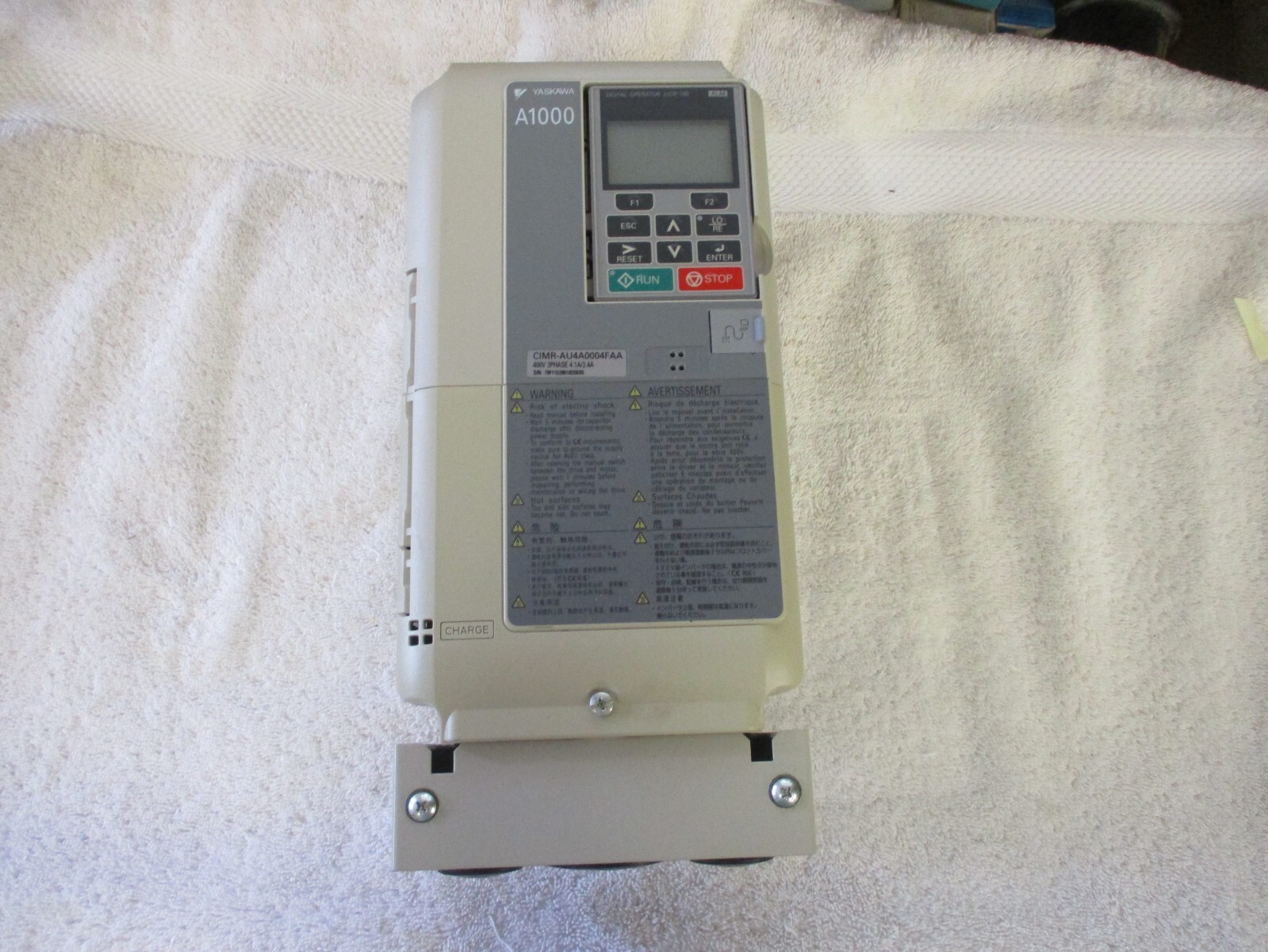 Yaskawa A1000 AC Drive CIMR-AU4A0004FAA | eBay