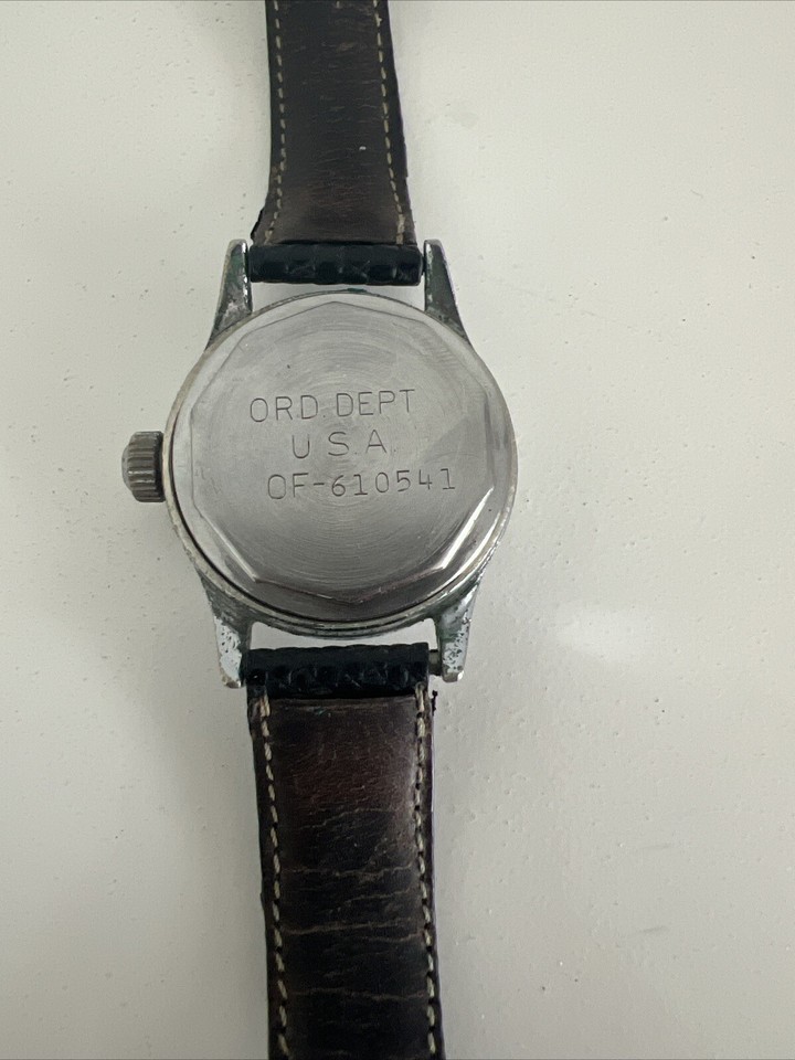 Vintage 1940s Elgin ORD DEBT WW2 USA Watch | eBay