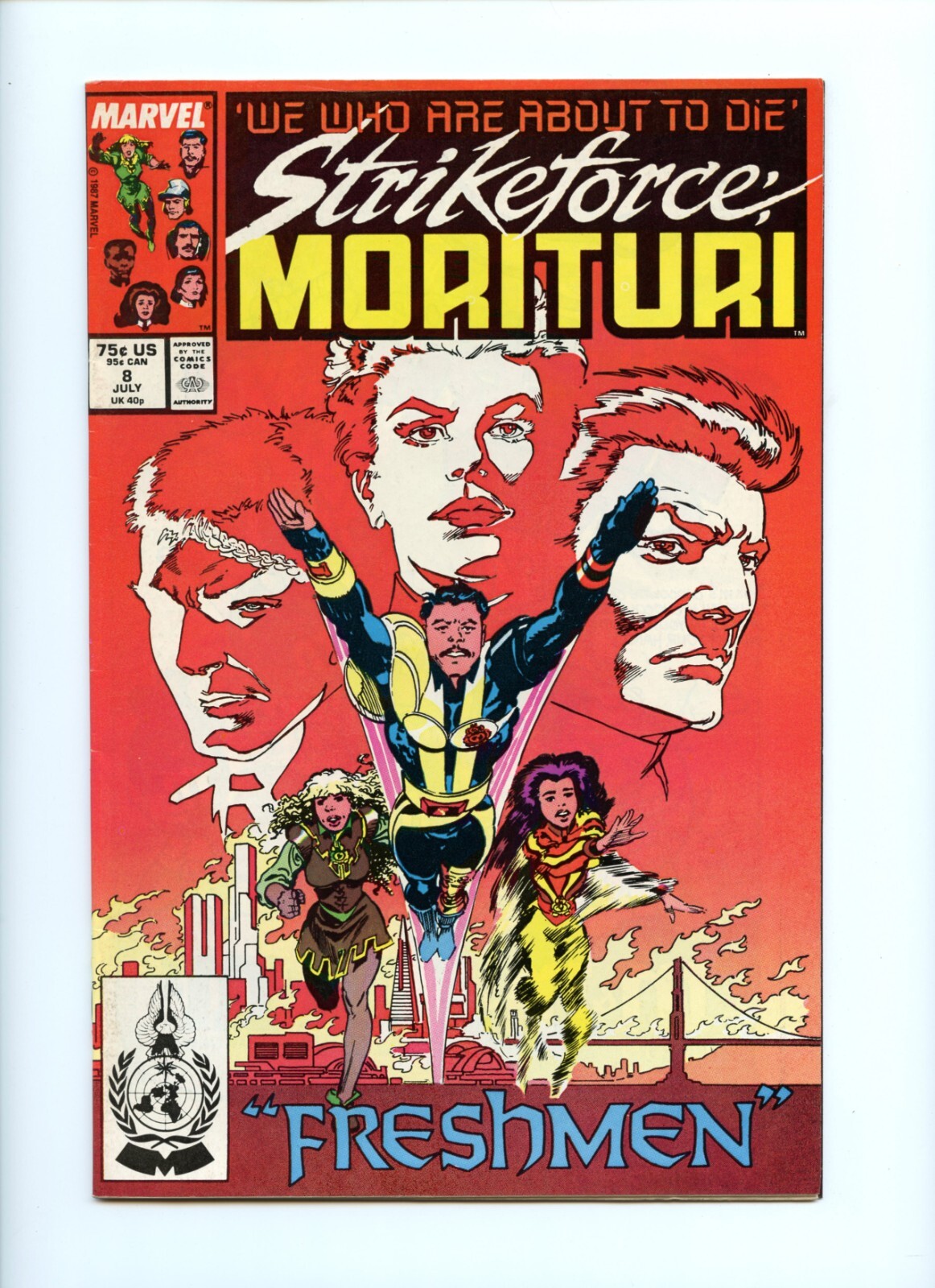 Strikeforce Morituri ~ No. 8, July 1987 ~ Marvel Comics ~ VF | eBay
