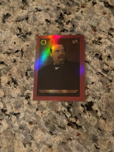 GROVER CLEVELAND 1800s EDITION RARE 22/50 RED BORDER CARD PIECES OF THE ...