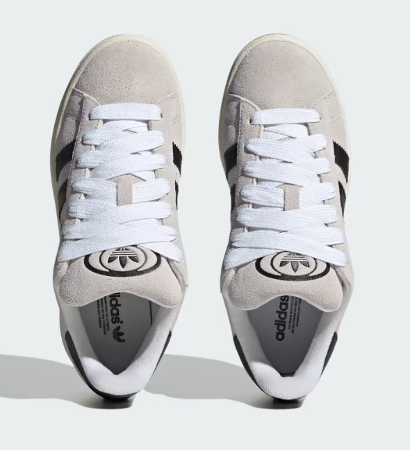 Adidas Womens Campus 00s Crystal White Black GY0042 Size 8 Skateboard ...