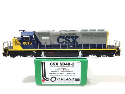 Overland OMI CSX EMD SD40-2 CSX Transportation #8816 HO Brass Model ...