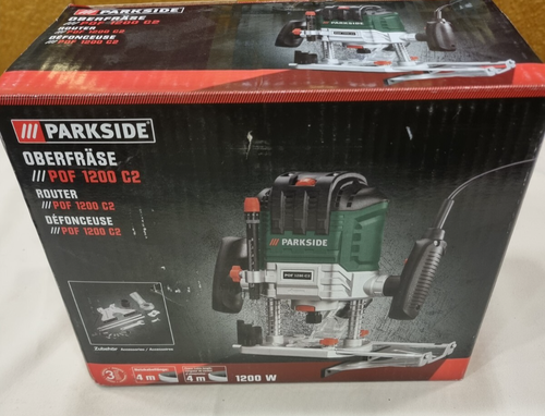 PARKSIDE Oberfräse Router POF 1200 C2 Holzfräse Wie Neu mit OVP | eBay
