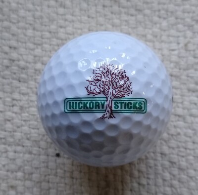 2 Hickory Sticks Logo Golf Balls | eBay