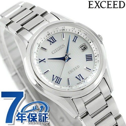 Citizen Exceed Radio Solar Titanium Ladies Watch ES9370 62A | eBay