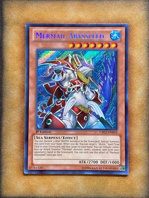 Yugioh Mermail Abyssleed CBLZ-EN034 Secret Rare 1st Ed NM | eBay