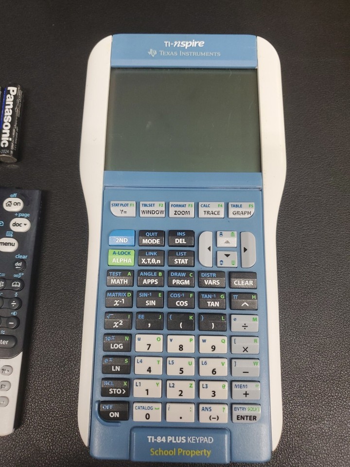 TI-Nspire, TI-84 Plus Keypad, & BATTERIES Graphing Calculator Texas ...