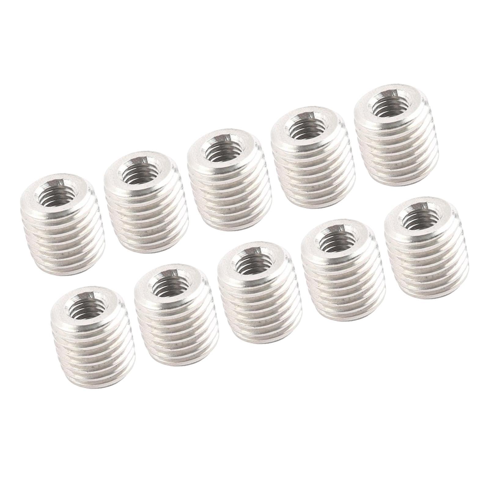 10 Pieces M8 to M6 Thread Adapters 10mm Screw Conversion Nut | eBay