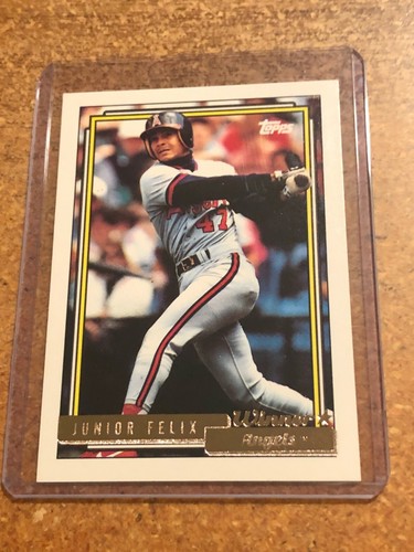 1992 Topps Gold Winner Baseball # 189 Junior Felix | eBay