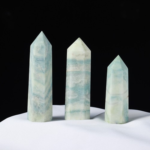 Natural Amazonite Quartz Crystal Point Wand Healing Gemstone Obelisk Tower Reiki | eBay